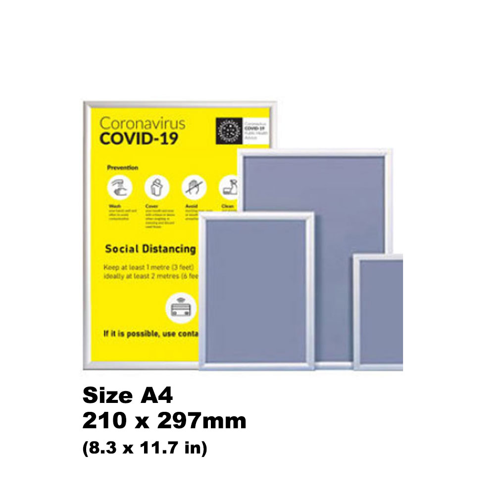 Material Solutions. bsmart A4 Snap Frame 25mm