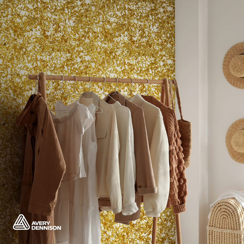 Material Solutions. Sunflower Petals Organoid Wallpaper | Avery Dennison®