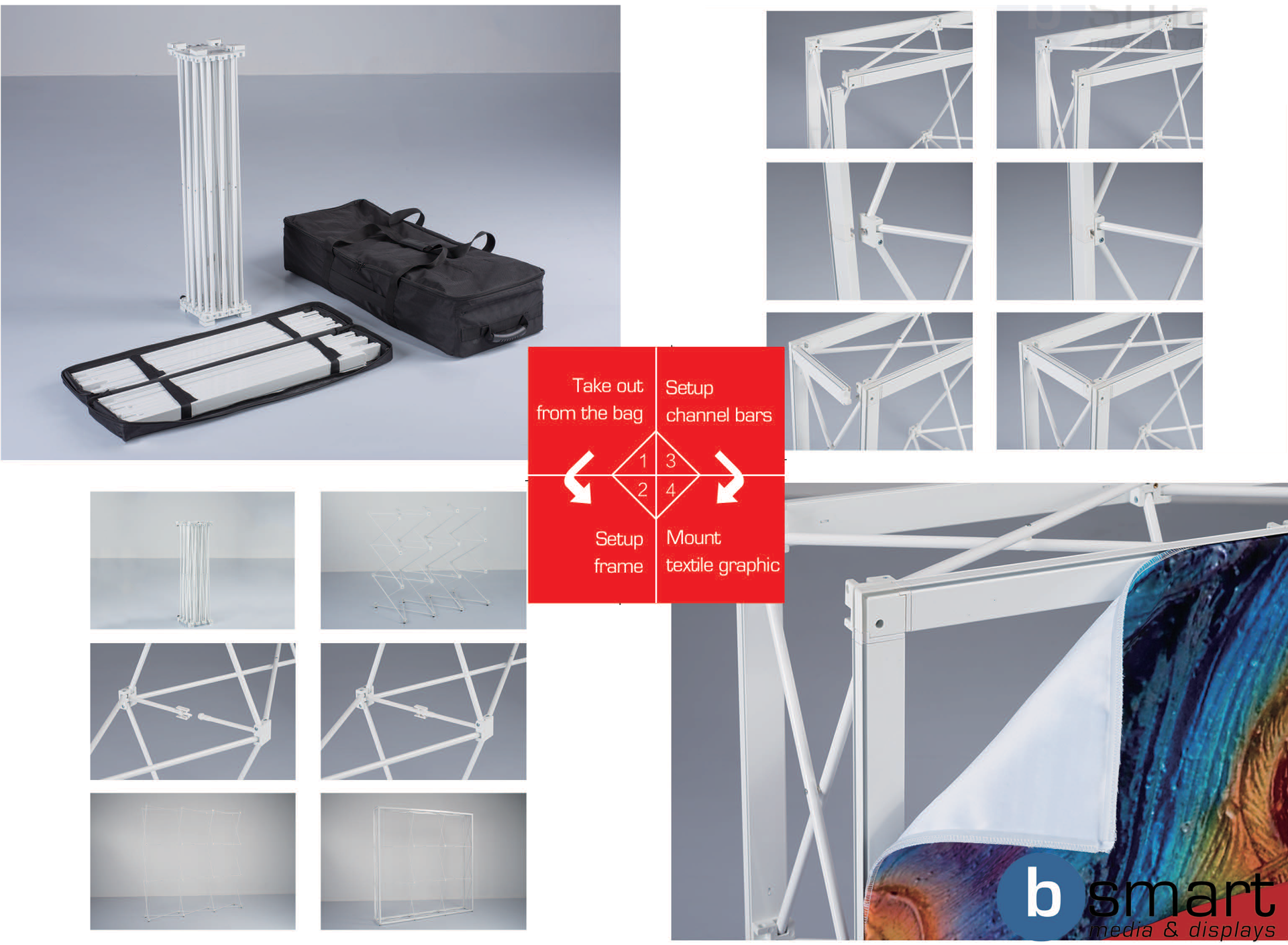 Material Solutions. bsmart Straight Fabric Pop Up 4x3 Material Solutions. bsmart Straight Fabric Pop Up 4x3