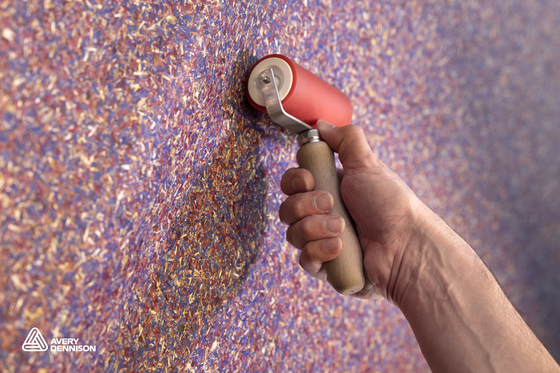 Material Solutions. Cornflower Petal Organoid Wallpaper | Avery Dennison®