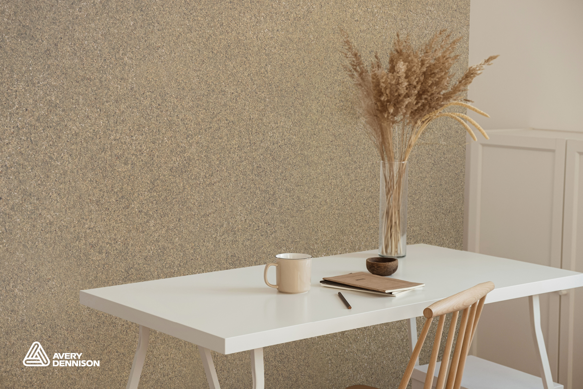 Material Solutions. Birch Leave Effect Organoid Wallpaper | Avery Dennison®