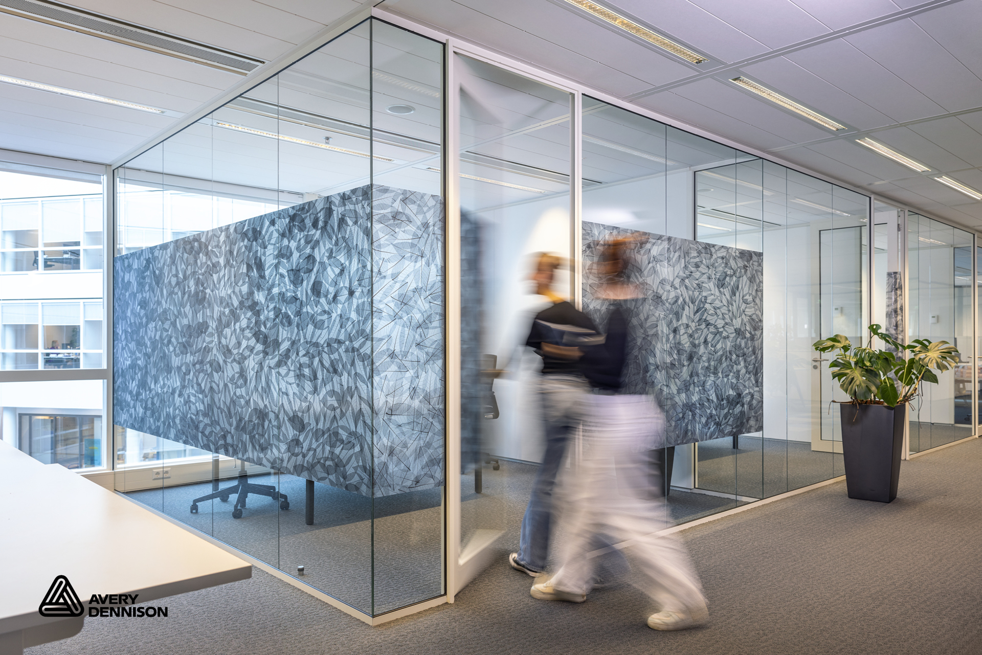 Material Solutions. Organoid Wallpaper Skellett Leaves Effect | Avery ...