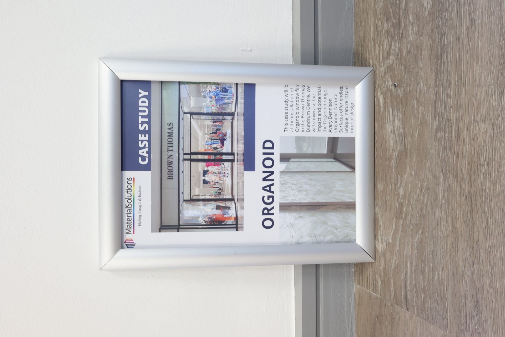 Material Solutions. bsmart A4 Snap Frame 25mm