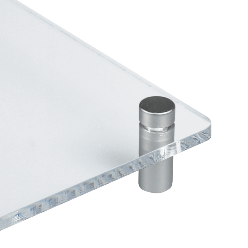 Material Solutions. Acrylic Standoff Panel Support 20mm Dia 25mm Projection